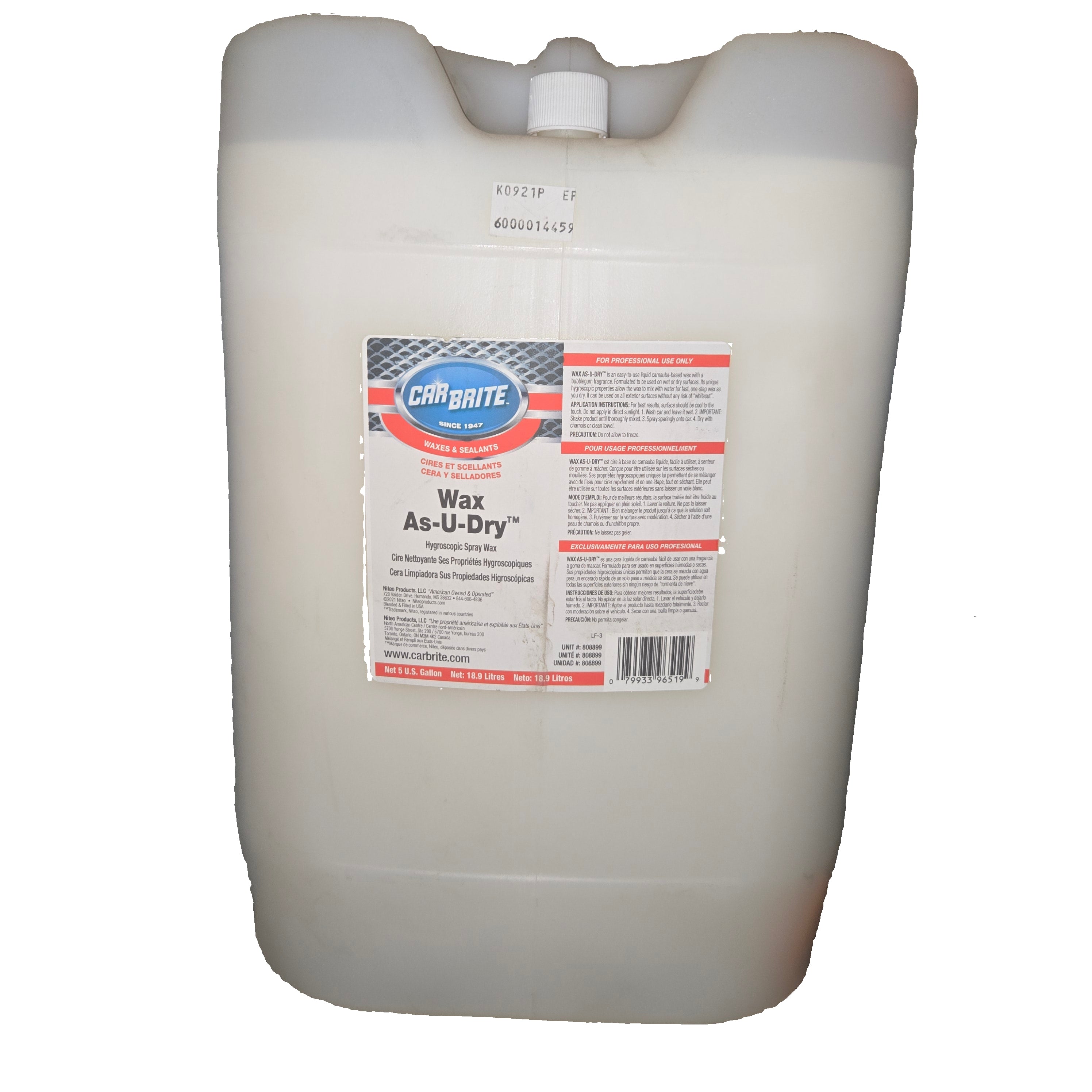 WAX AS-U-DRY – CarBrite Alberta